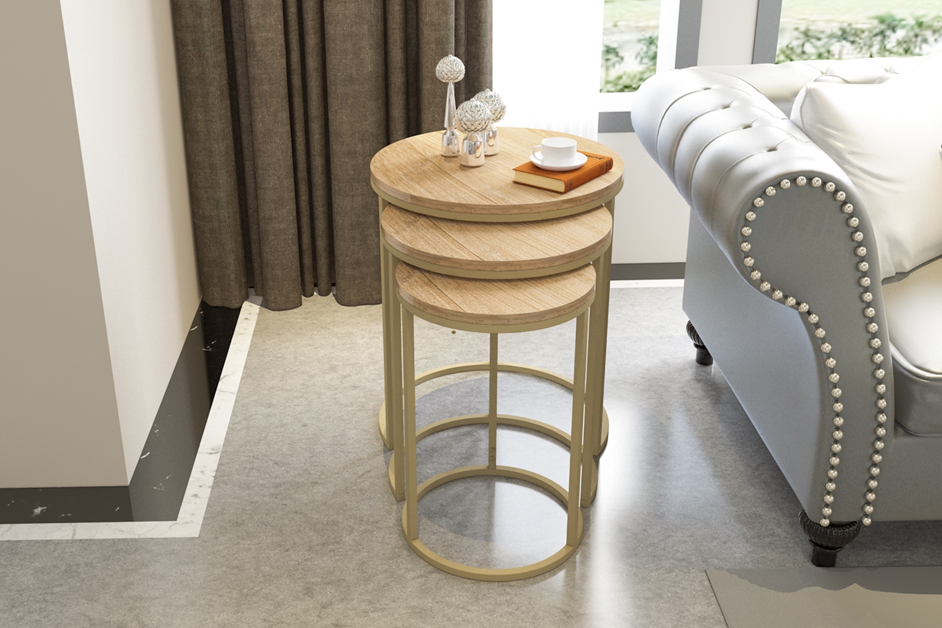 DEKOPRATİK ALYA ZİGON SEHPA, ATLANTİK ÇAM GOLD FİYATI - Vivense