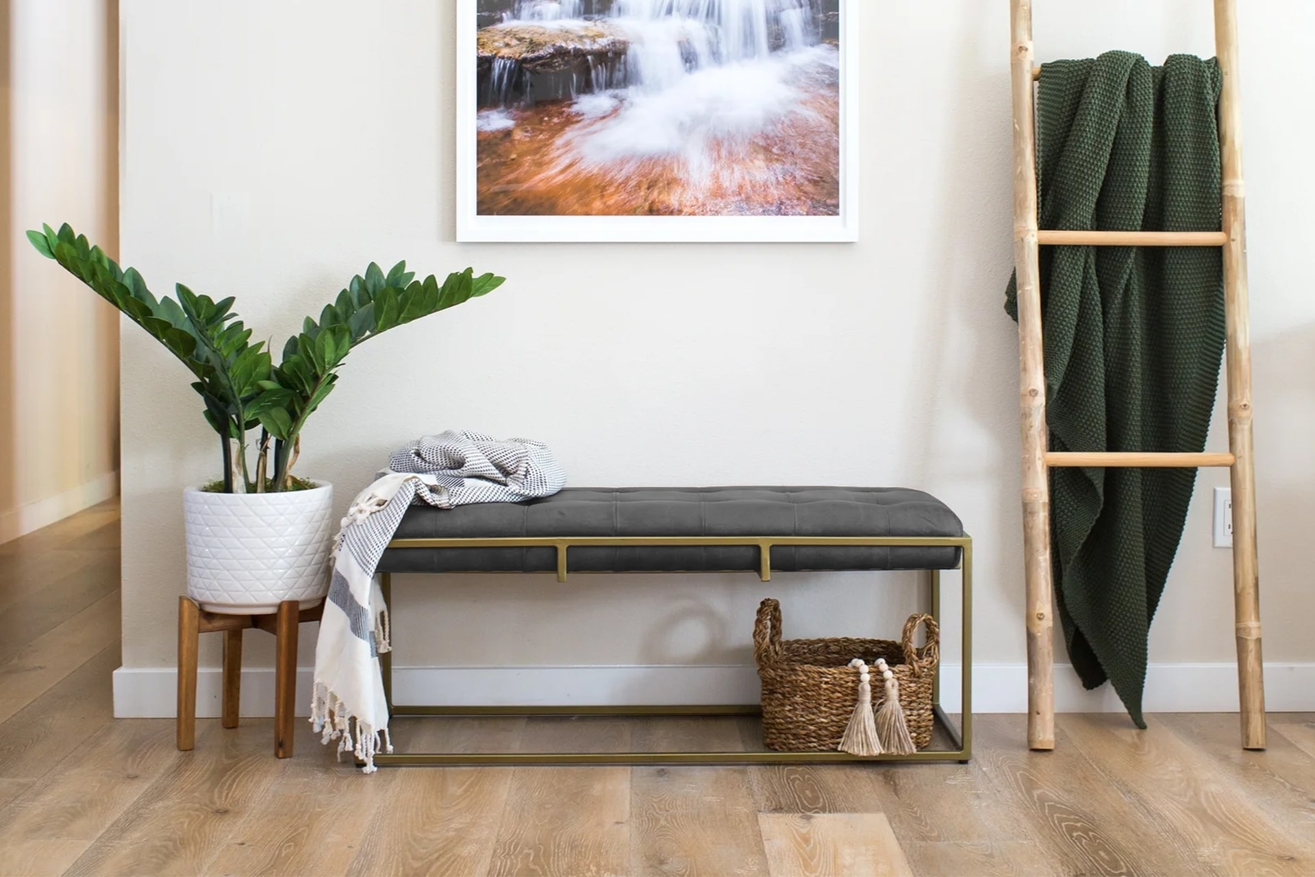 VERANDA BENCH, GRİ GOLD FİYATI - Vivense