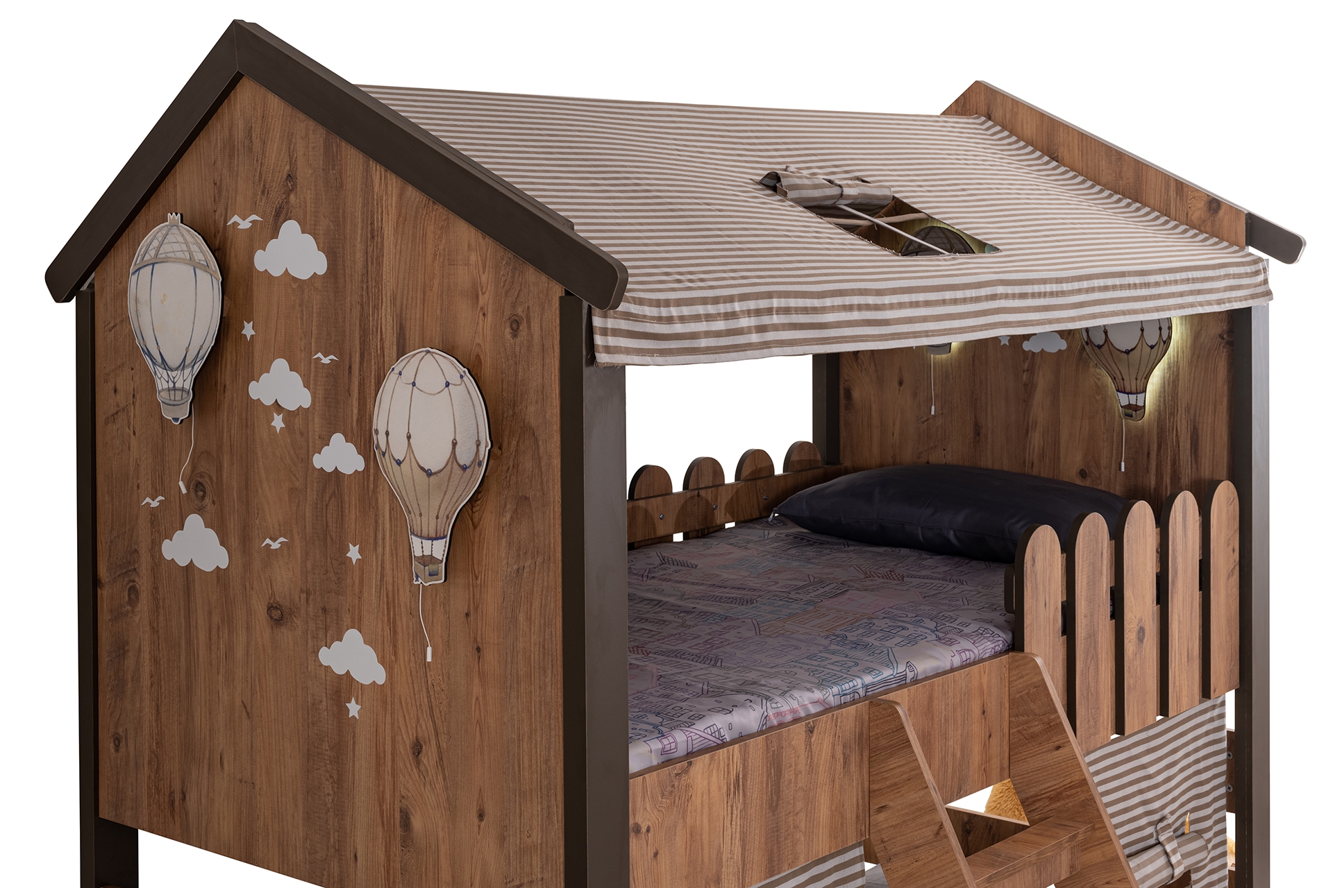 GARDEN MONTESSORİ RANZA ÇOCUK ODASI TAKIMI, 3 KAPAKLI FİYATI - Vivense