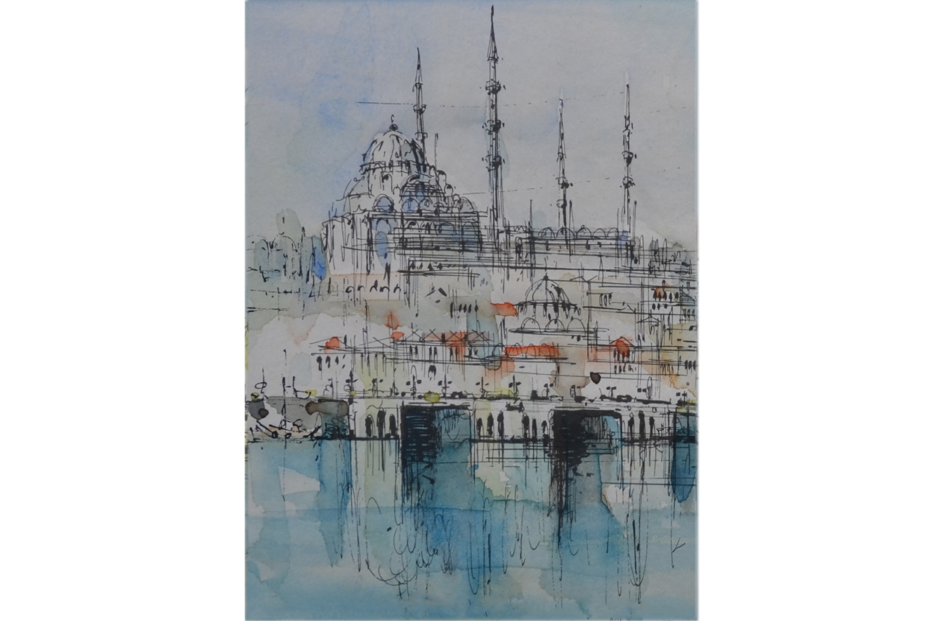 BLUE ISTANBUL FRANK RAY TABLO SET, 50X70 FİYATI - Vivense
