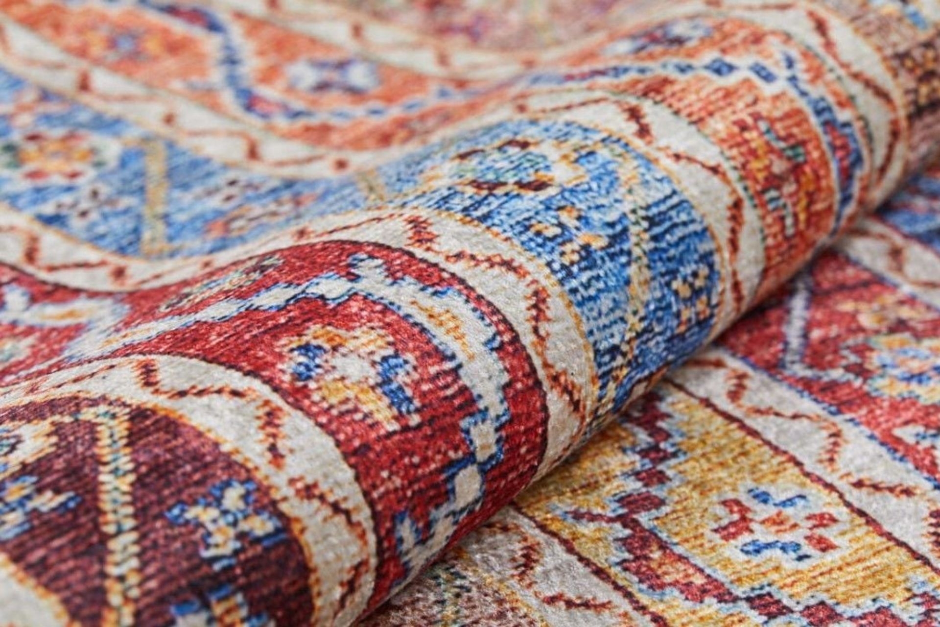 HALIMAX DARA 132 KAYMAZ DOKUMA TABANLI ÇİZGİLİ MODERN HALI, MULTİ, 200X290