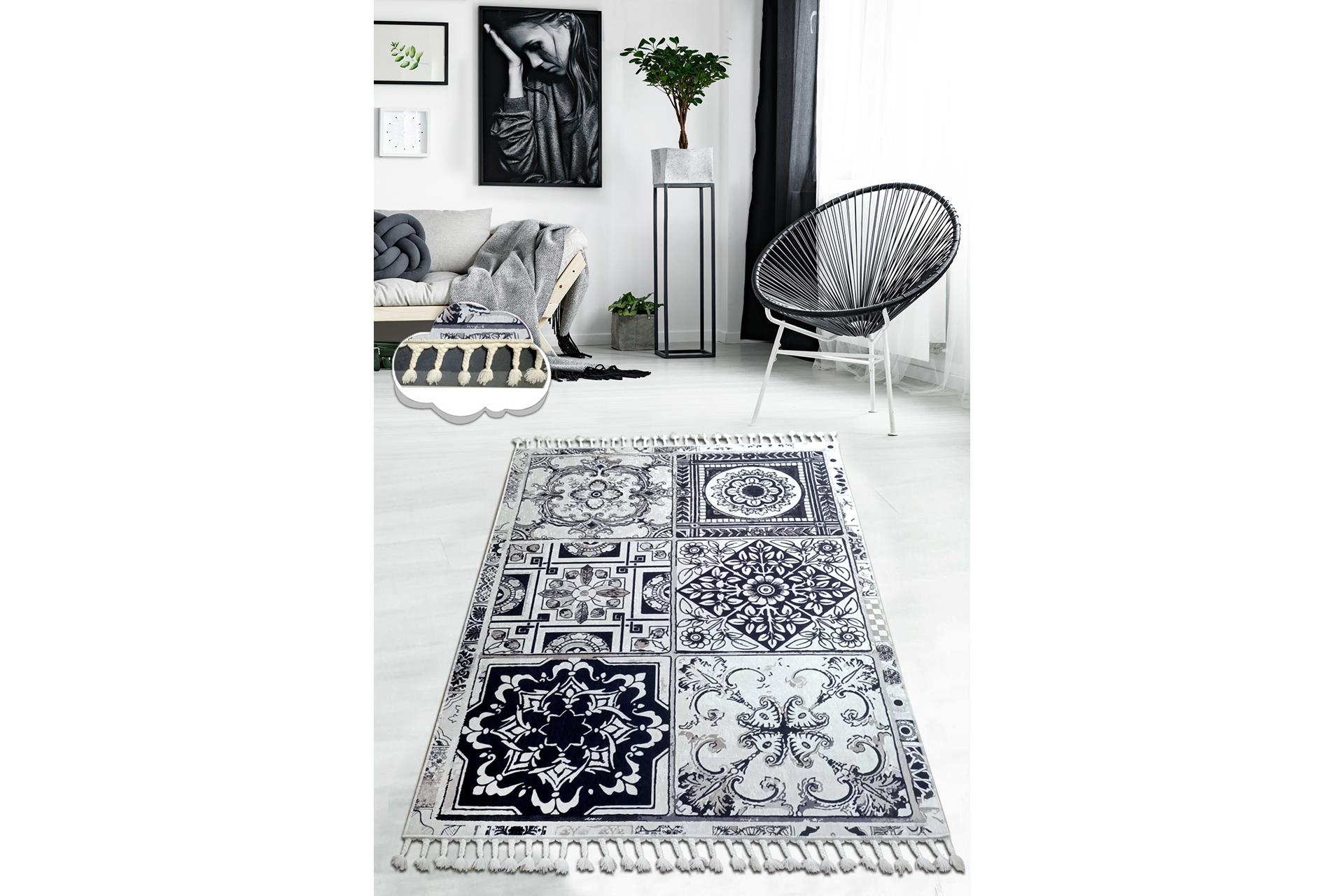 CARPET 80X120 CM DEKORATİF HALI KAYMAZ TABAN FİYATI - Vivense