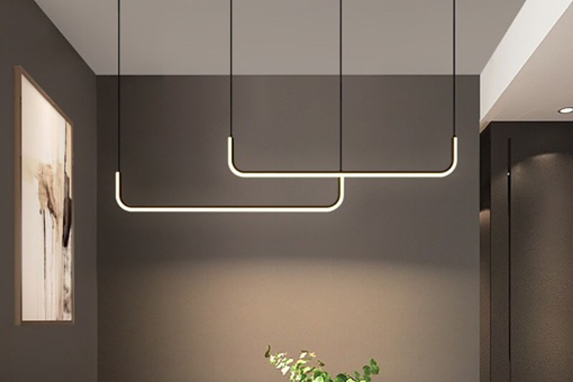 HANGİNG SAMSUNG LEDLİ SARKIT İKİLİ LAMBA 120 CM FİYATI - Vivense