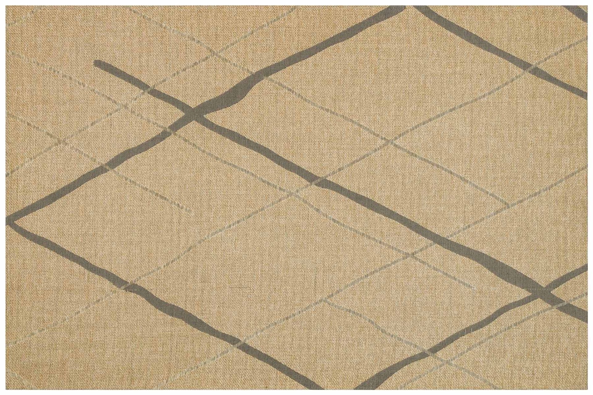 ELSE ÇİZGİLİ RETRO HASIR DOKULU SİSAL KİLİM KAYMAZ TABAN YUMUŞAK MODERN ...