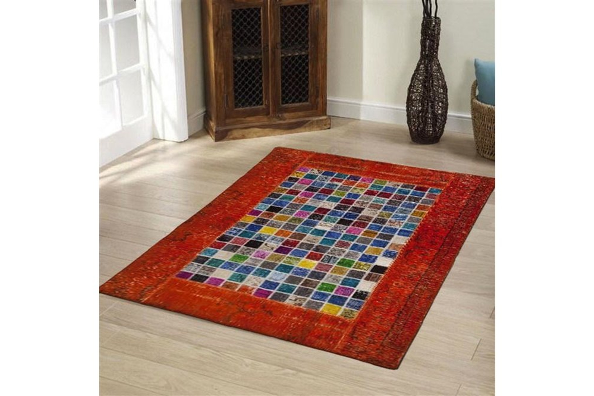 MOSAİC ORANGE PATCHWORK HALI 250X300 FİYATI - Vivense