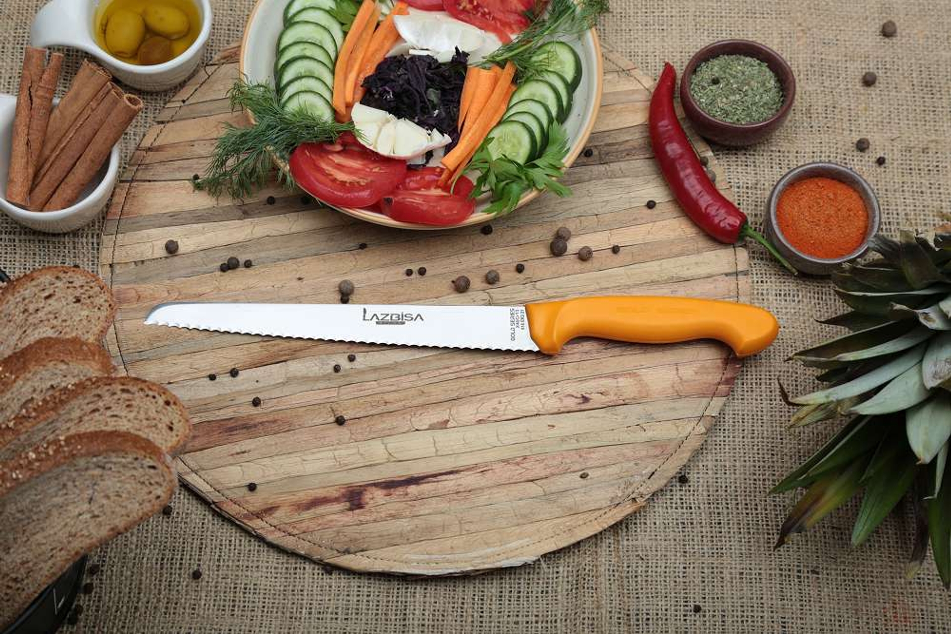 LAZBİSA TIRTIKLI EKMEK BIÇAĞI, GOLD FİYATI - Vivense