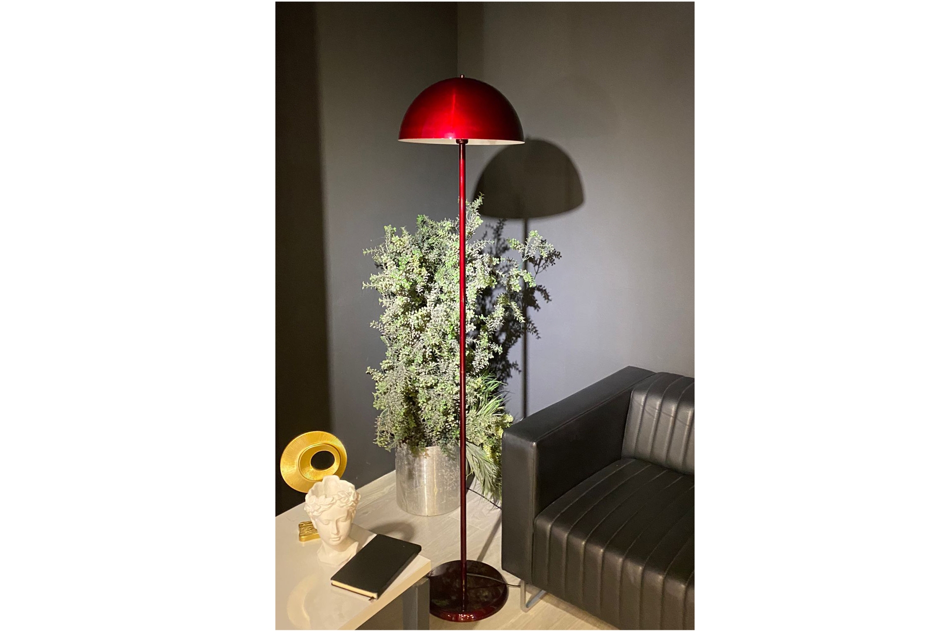 BAMYUM MODERN LAMBADER, METAL, VİŞNE RENKLİ FİYATI - Vivense