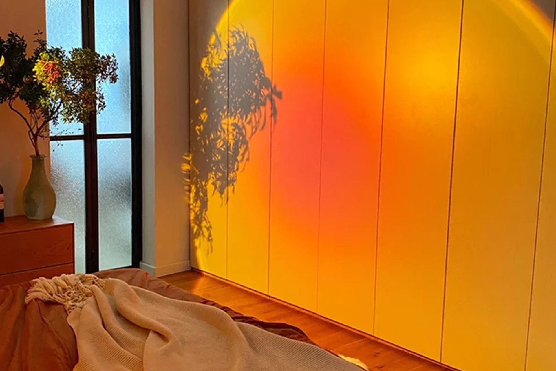 LİVAVA GÜN BATIMI FİLTRELİ MASA LAMBASI, TURUNCU