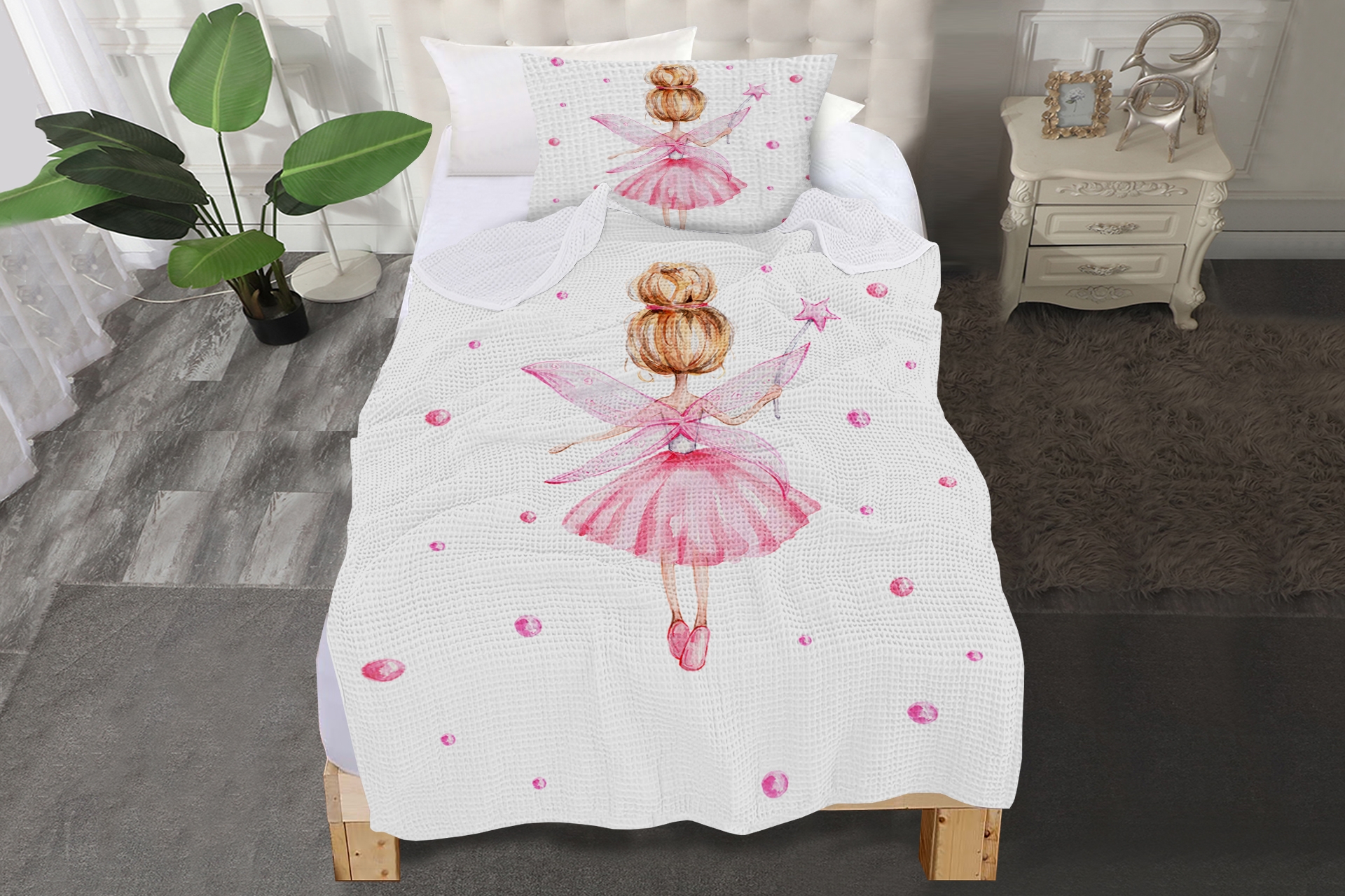 SEVİMLİ PRENSES PERİ TEK KİŞİLİK PİKE FİYATI - Vivense