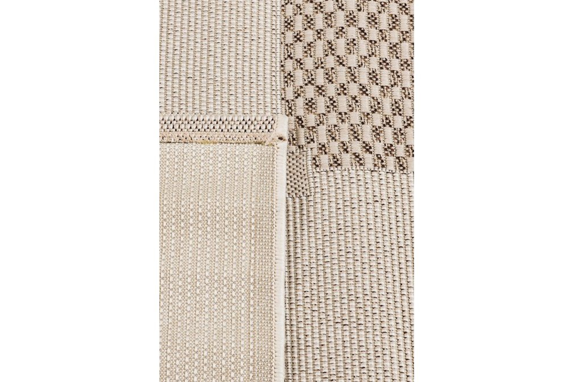 LAYTON DEKORATİF HALI BEJ KARELİ 87Y 67X120 FİYATI - Vivense