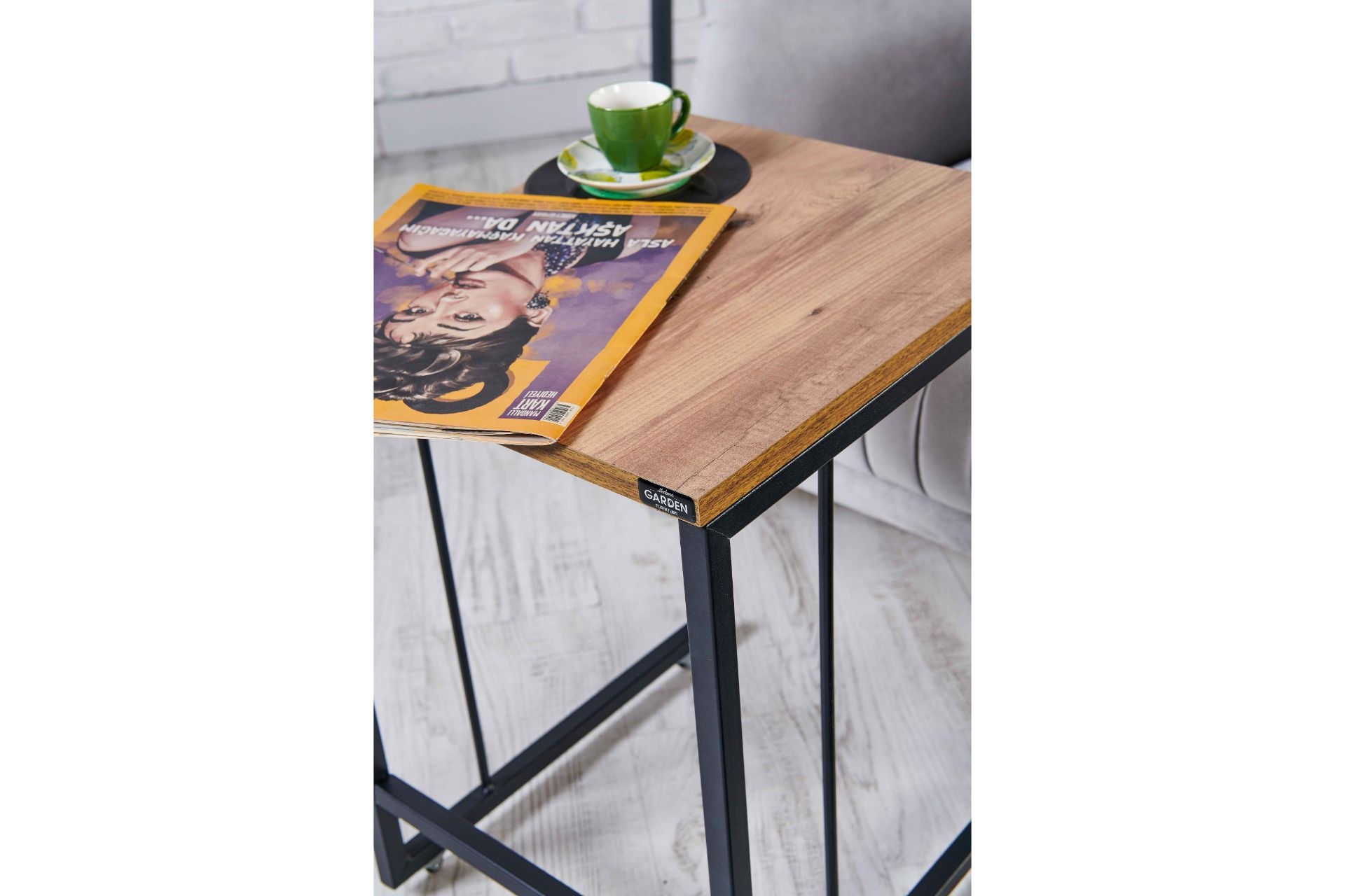 FREZYA TEKLİ ZİGON SEHPA, TEKERLEKLİ, CEVİZ FİYATI - Vivense