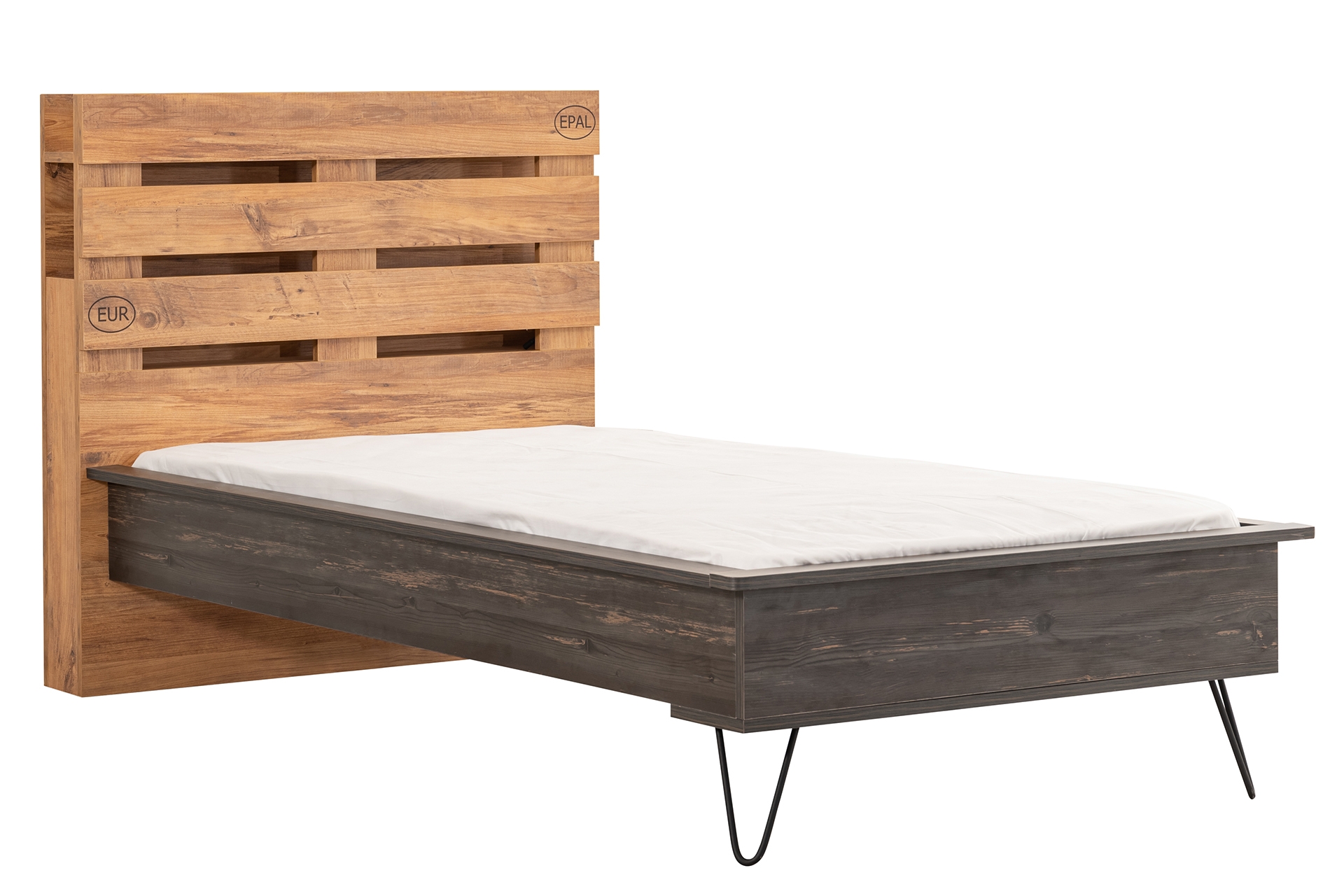 PALLET USB GİRİŞLİ KARYOLA, 100X200 FİYATI - Vivense