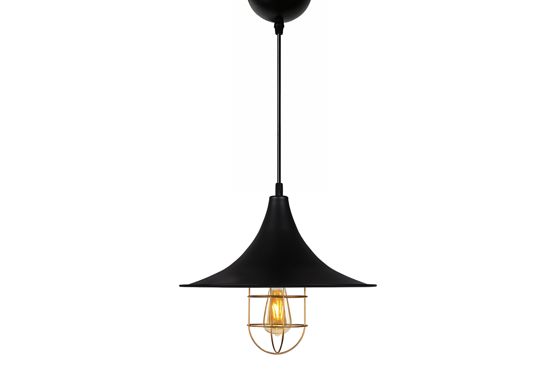 HOMİNG MODERN SARKIT, METAL, SİYAH