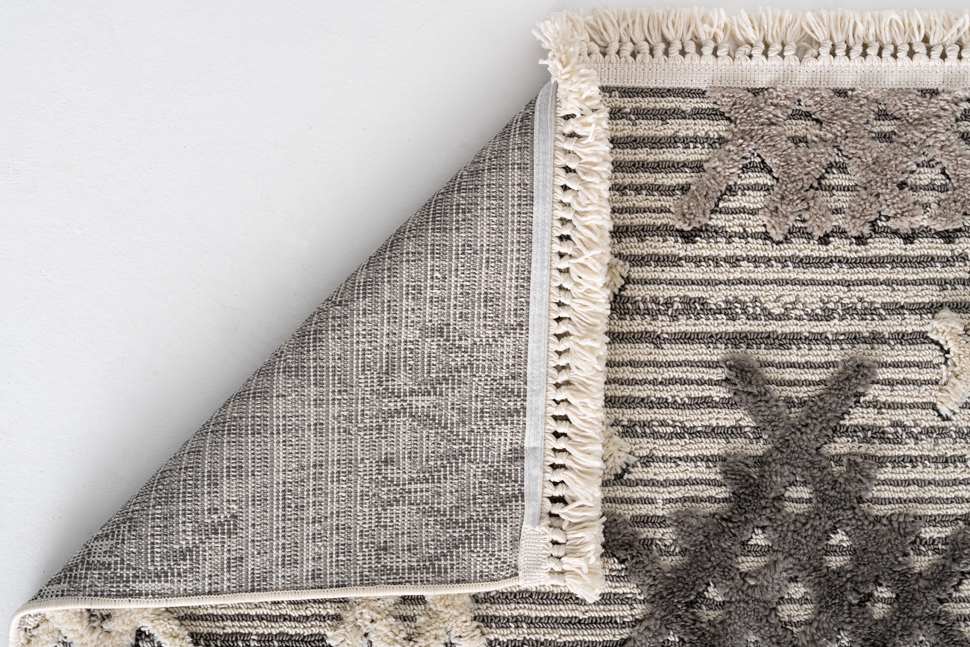 COOL HALI ETNİK DESENLİ SALON HALISI ENTİ STEP 2205 GRİ, 100X250 FİYATI ...