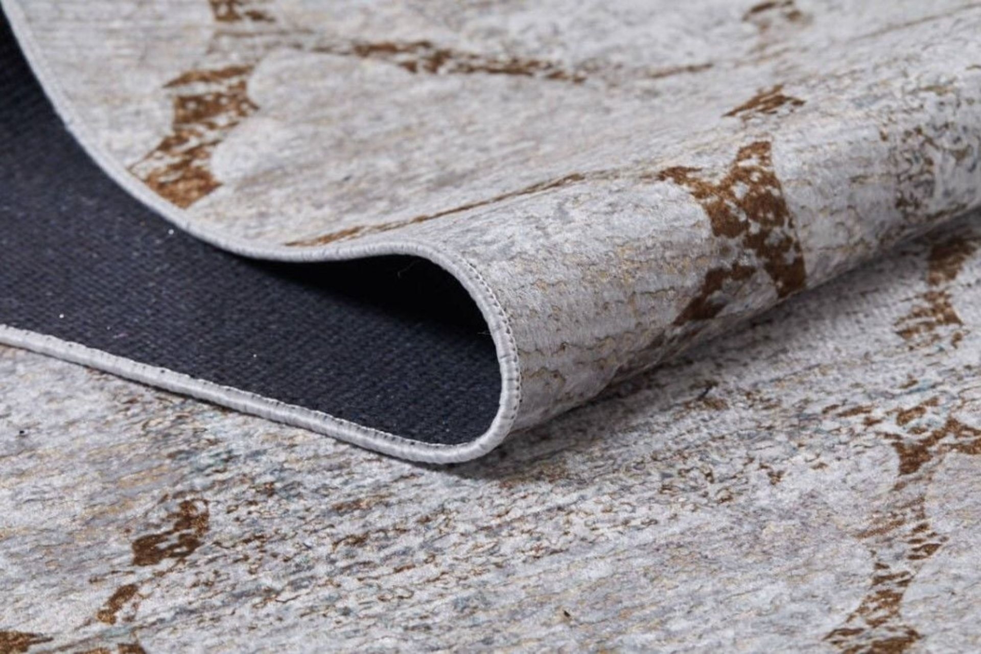 HALIMAX DARA 117 KAYMAZ DOKUMA TABANLI MODERN HALI, BEJ, 160X230 FİYATI ...