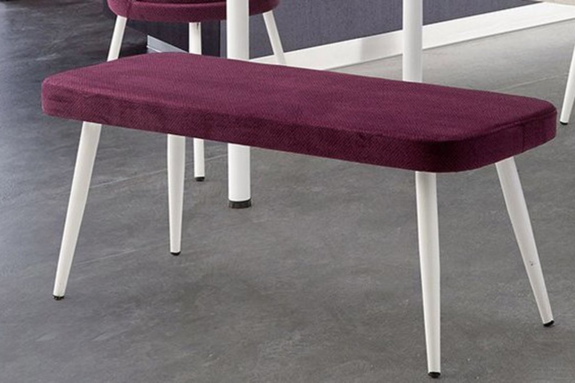 HELEN SIRTSIZ BENCH BORDO FİYATI - Vivense