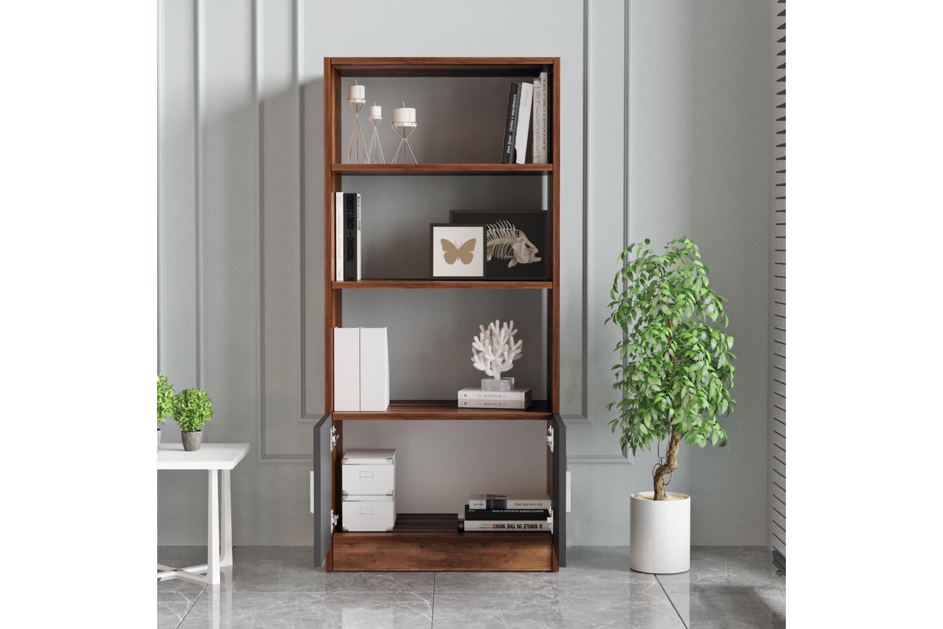 ROBİN HOME VERONA OFİS BÜRO MASA TAKIMI MAKAM TAKIMI, BAROK GRİ, VO18 ...