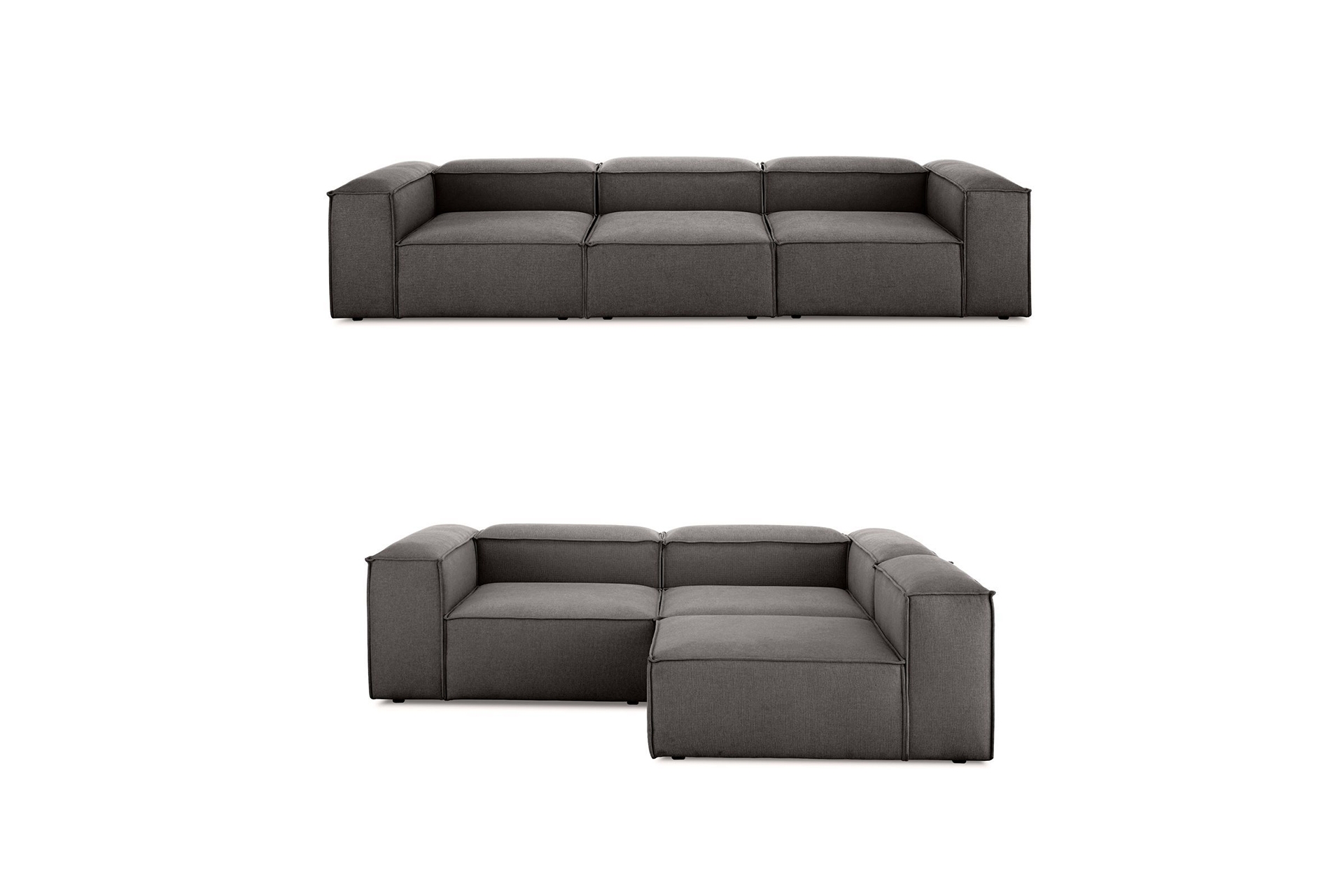 RELAX SOFT DÖRTLÜ KOLTUK, ANTRİSİT KAHVE