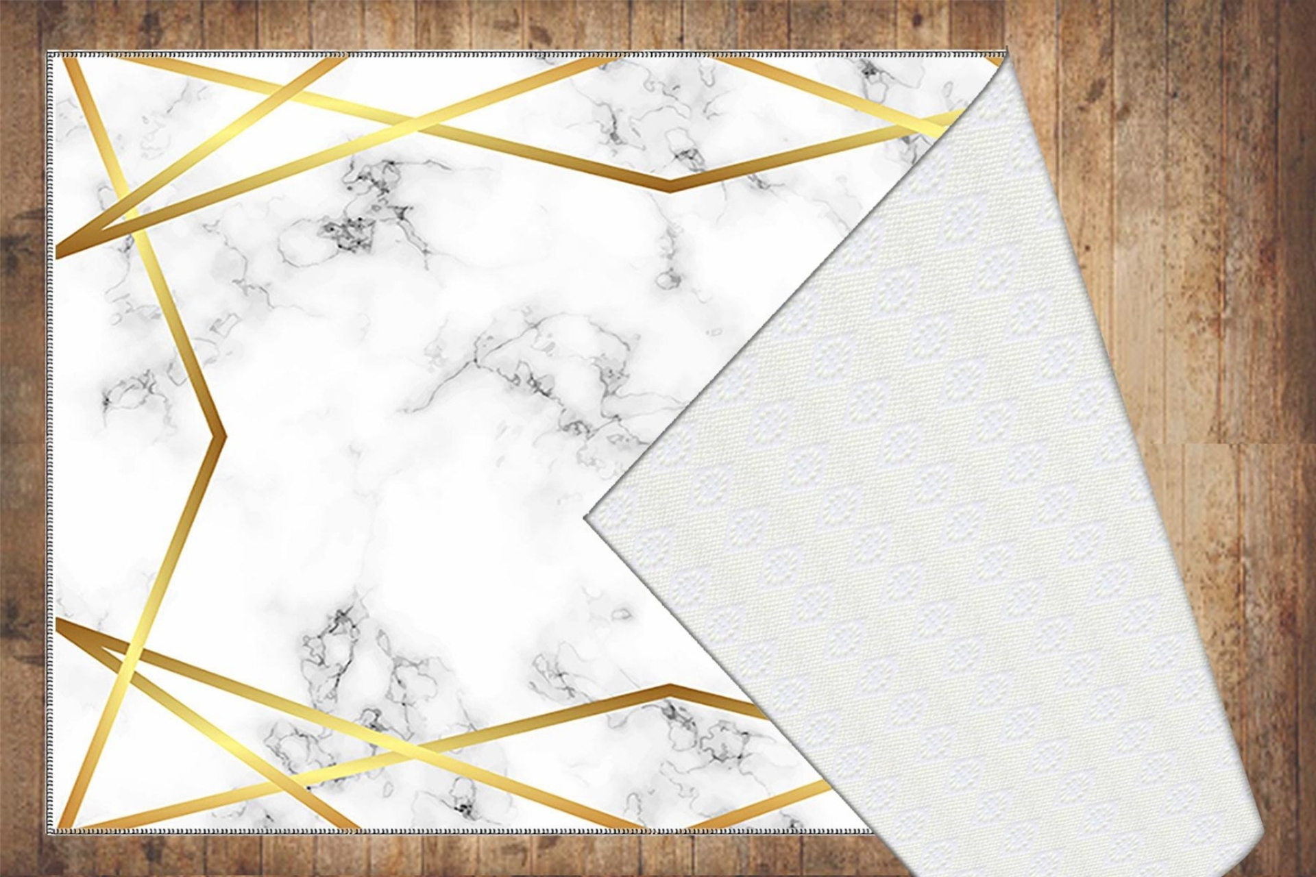 ELSE MERMER DESENLİ YOLLUK DTS-30, YIKANABİLİR, GRİ BEYAZ SARI ÇİZGİ ...