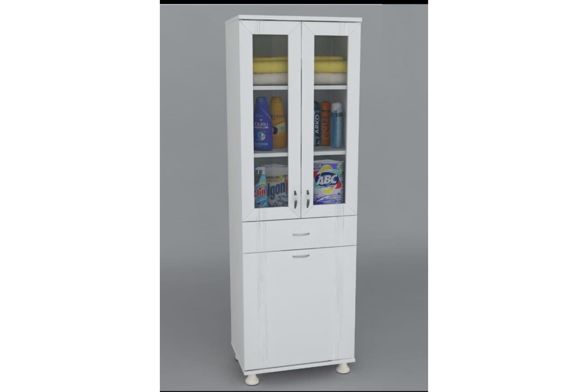 LAKE MİKA ÇOK AMAÇLI DOLAP, CAMLI ÇEKMECELİ SEPETLİ, 180 CM FİYATI ...