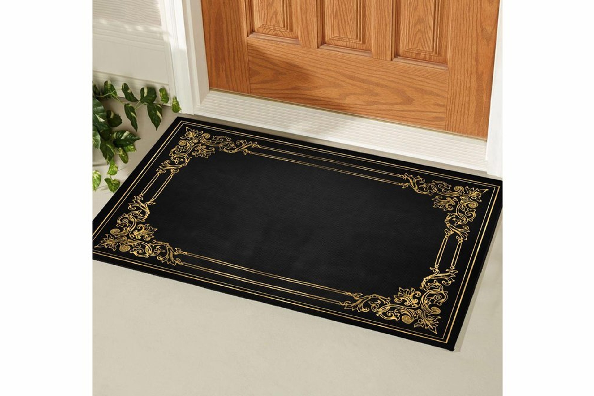 ELSE SİYAH ALTIN SARISI KAYMAZ İÇ VE DIŞ KAPI ÖNÜ PASPASI SRY7 FİYATI ...