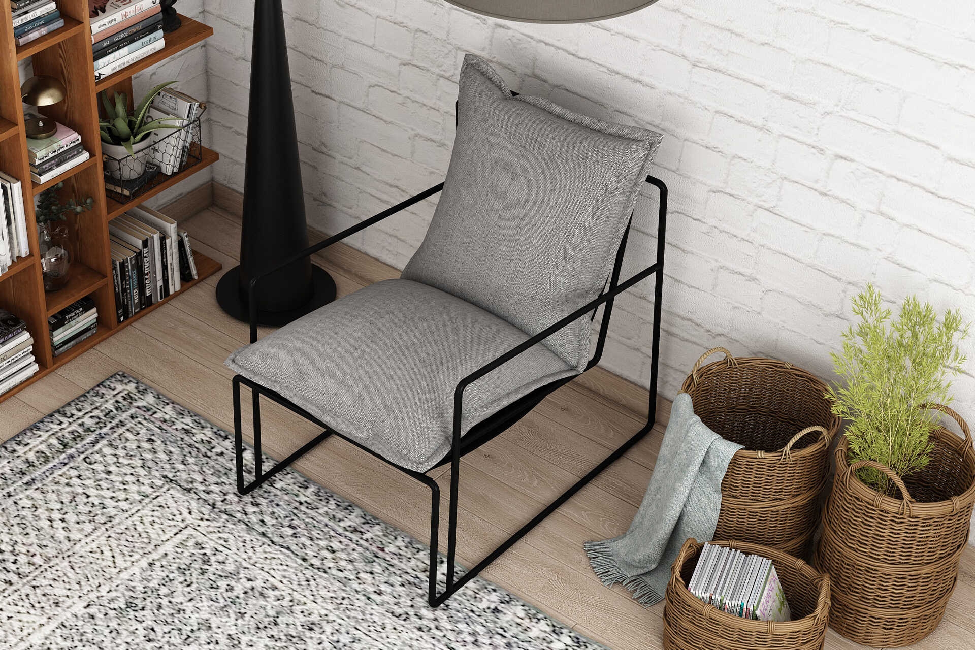 WOODESK PALERMO BERJER, GRİ RENK, CPT8254-95 FİYATI - Vivense