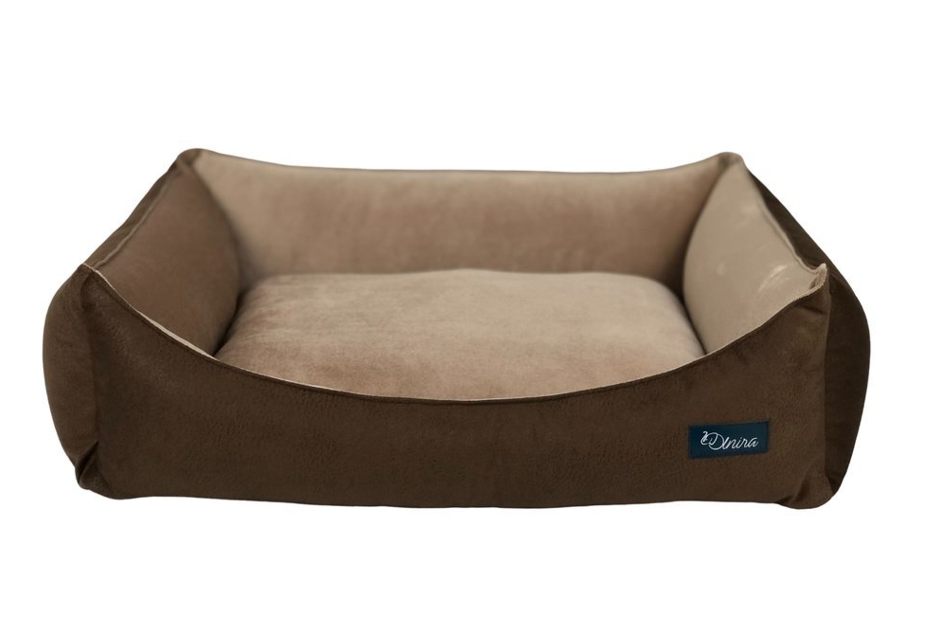 OLNİRA STRONG MİNK KEDİ KÖPEK YATAĞI DIŞ KAHVE İÇ KREM 50X70 FİYATI ...