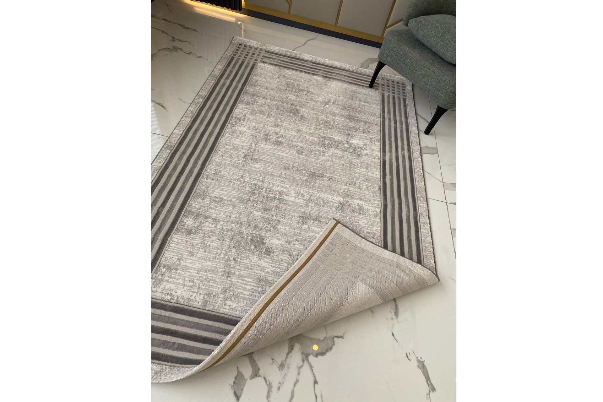 MERİNOS HALI ESCALATE KOLEKSİYONU MAKİNE HALISI 557, GRİ, 170X250 ...