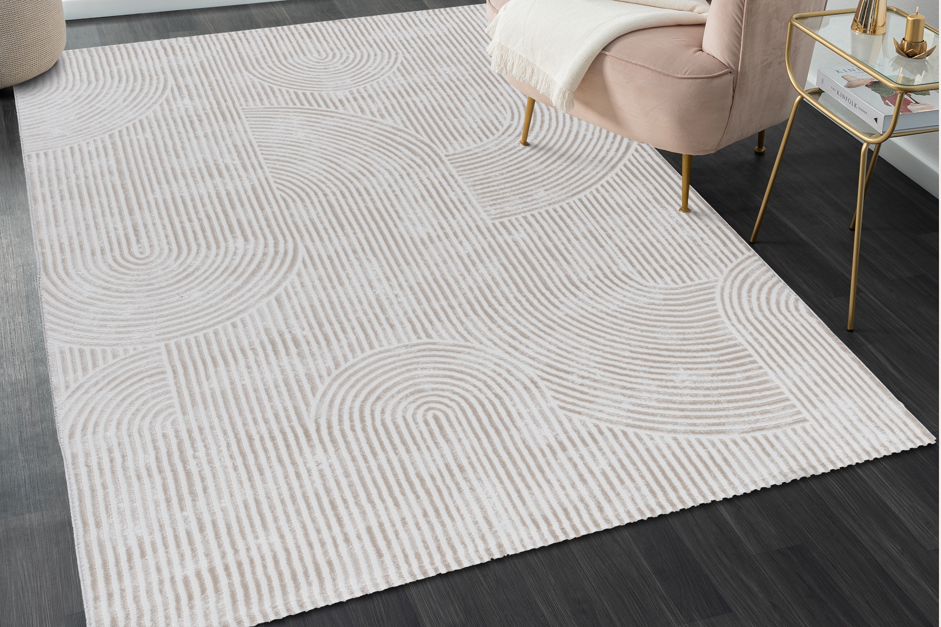 MODA SALON HALISI 1120, BEJ, 160X230