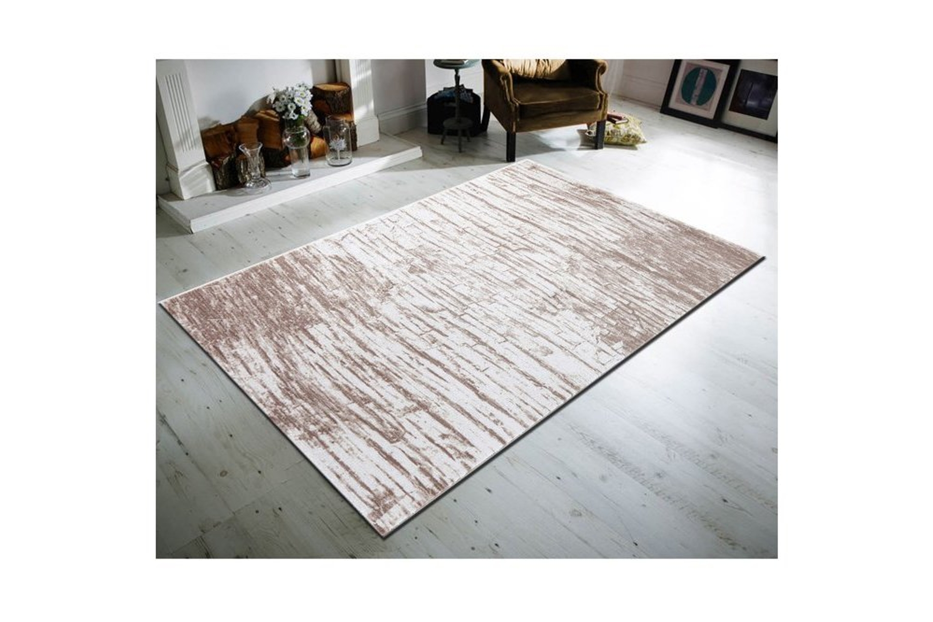 BAHARİYE ALMİNA GL 4383 BEJ/KREM 160X230 MODERN HALI FİYATI - Vivense