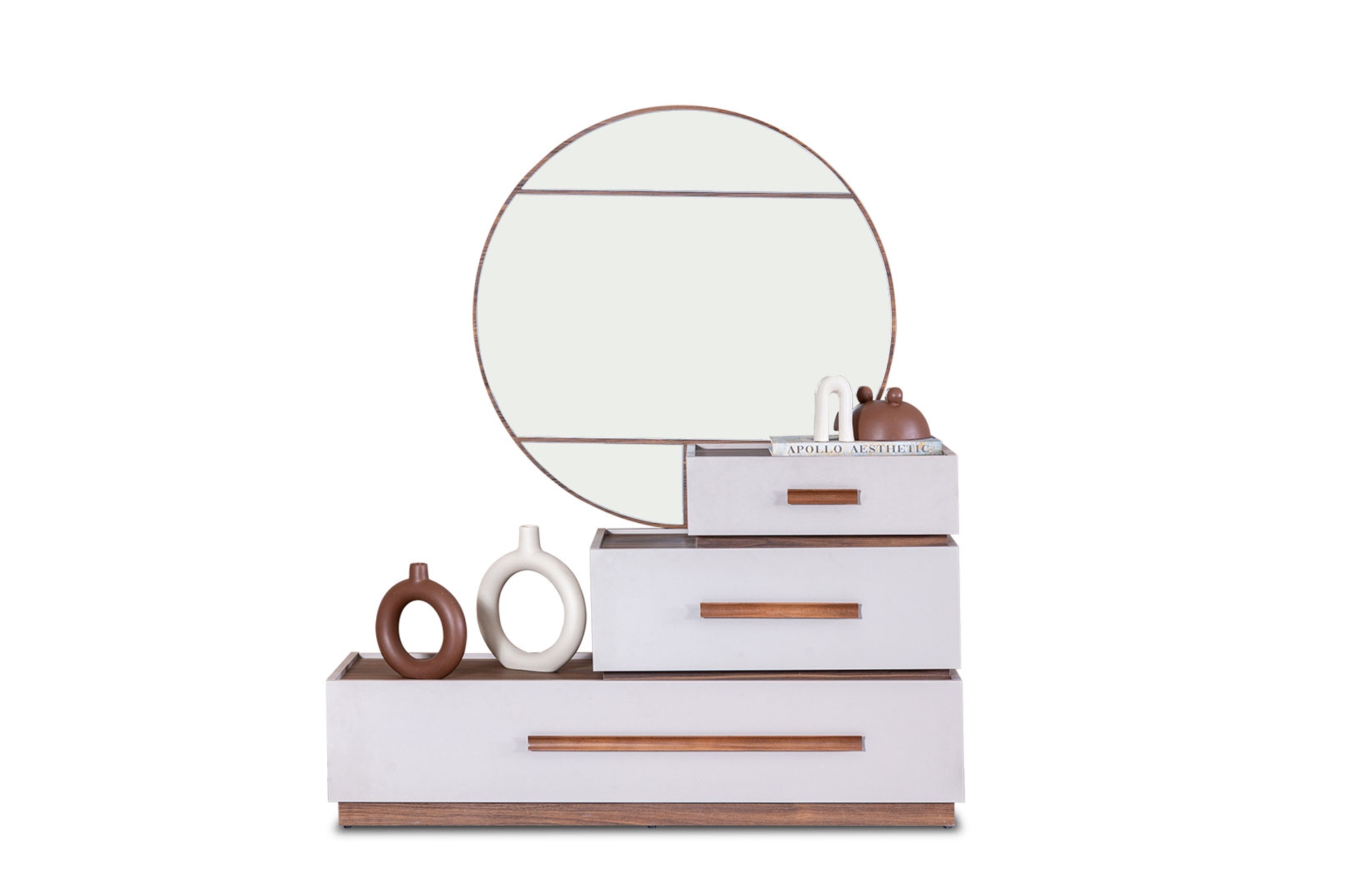 GABON ŞİFONYER VE AYNA, 3 ÇEKMECELİ FİYATI - Vivense