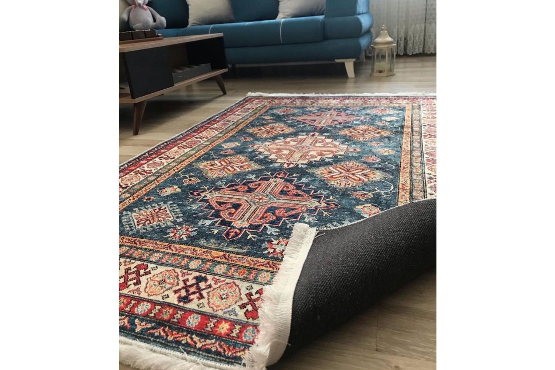 HALIMAX DARA 174 KAYMAZ DOKUMA TABANLI OTANTİK DESENLİ MODERN HALI ...