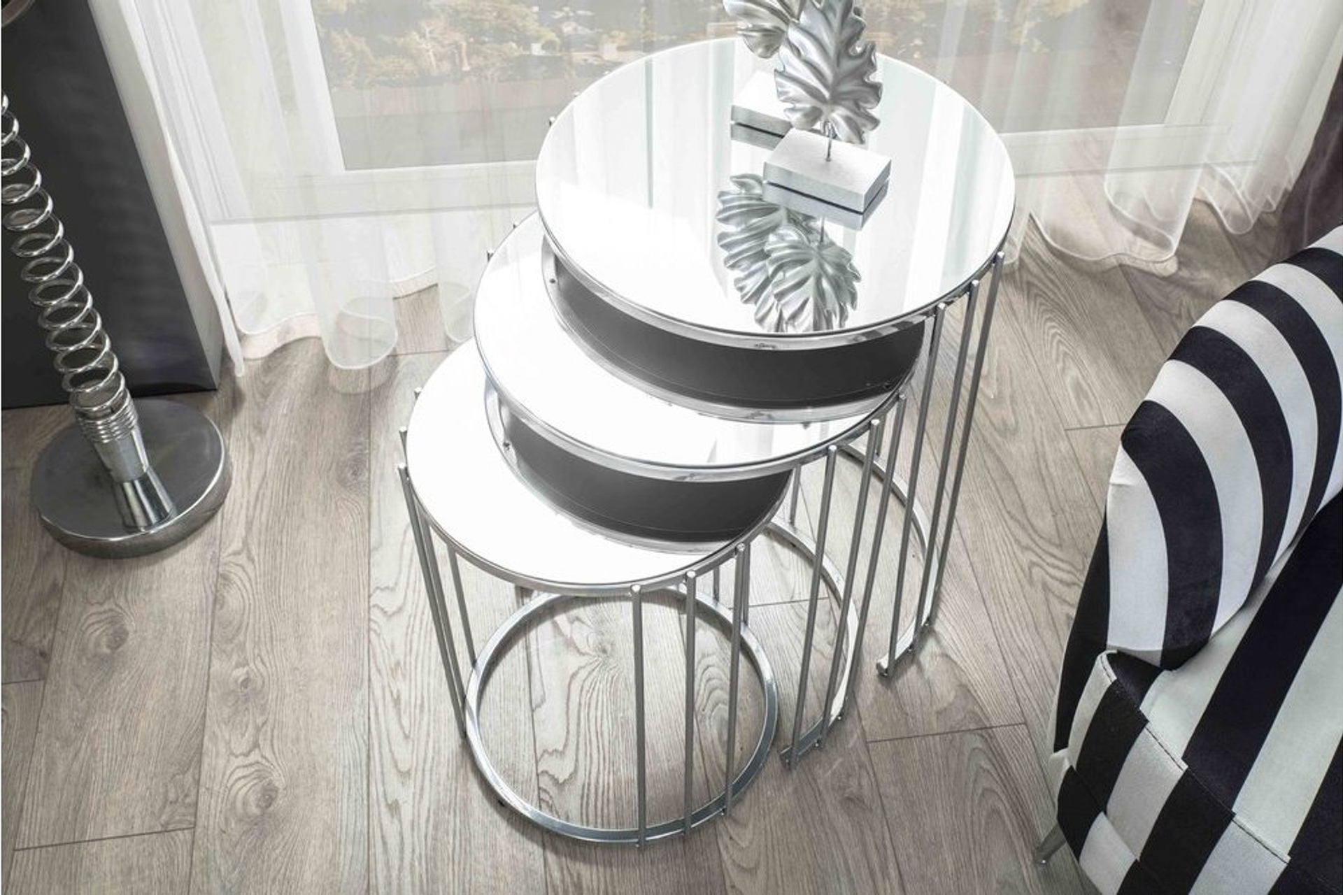 NAPOLİ ZİGON SEHPA, KROM BOYA FİYATI - Vivense