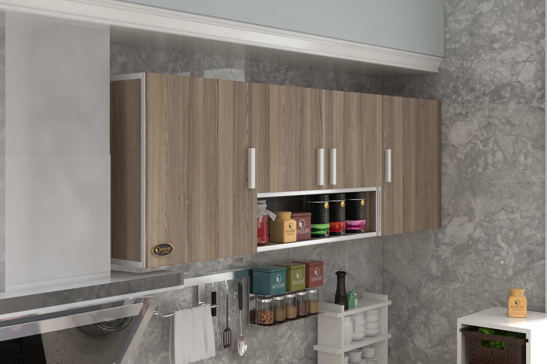 PACKEY HAZIR MUTFAK DOLABI, RAFLI, CORDOBA FİYATI - Vivense