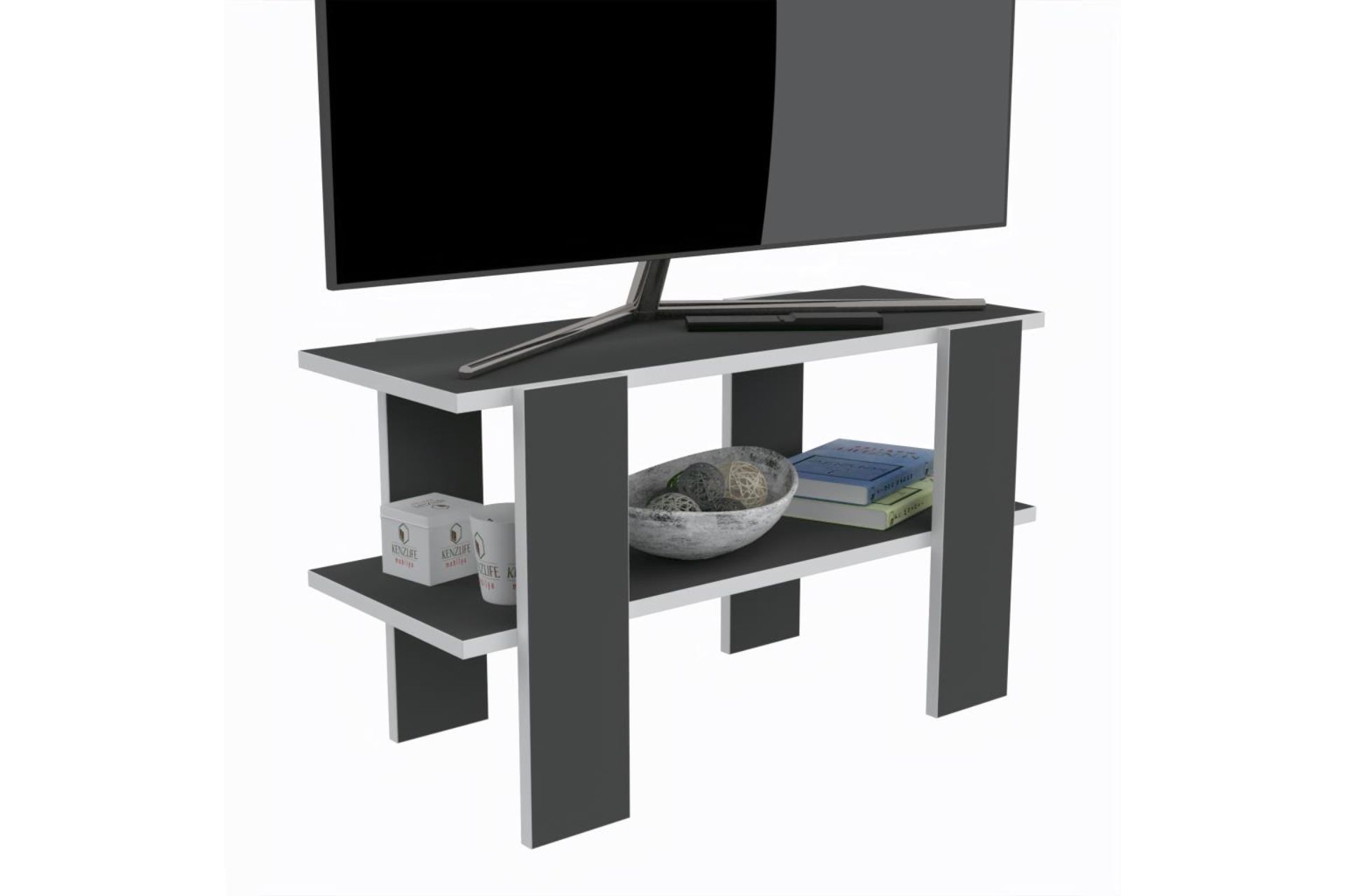 KENZLİFE BANGKOK TV ÜNİTESİ, GRİ, 040*080*30