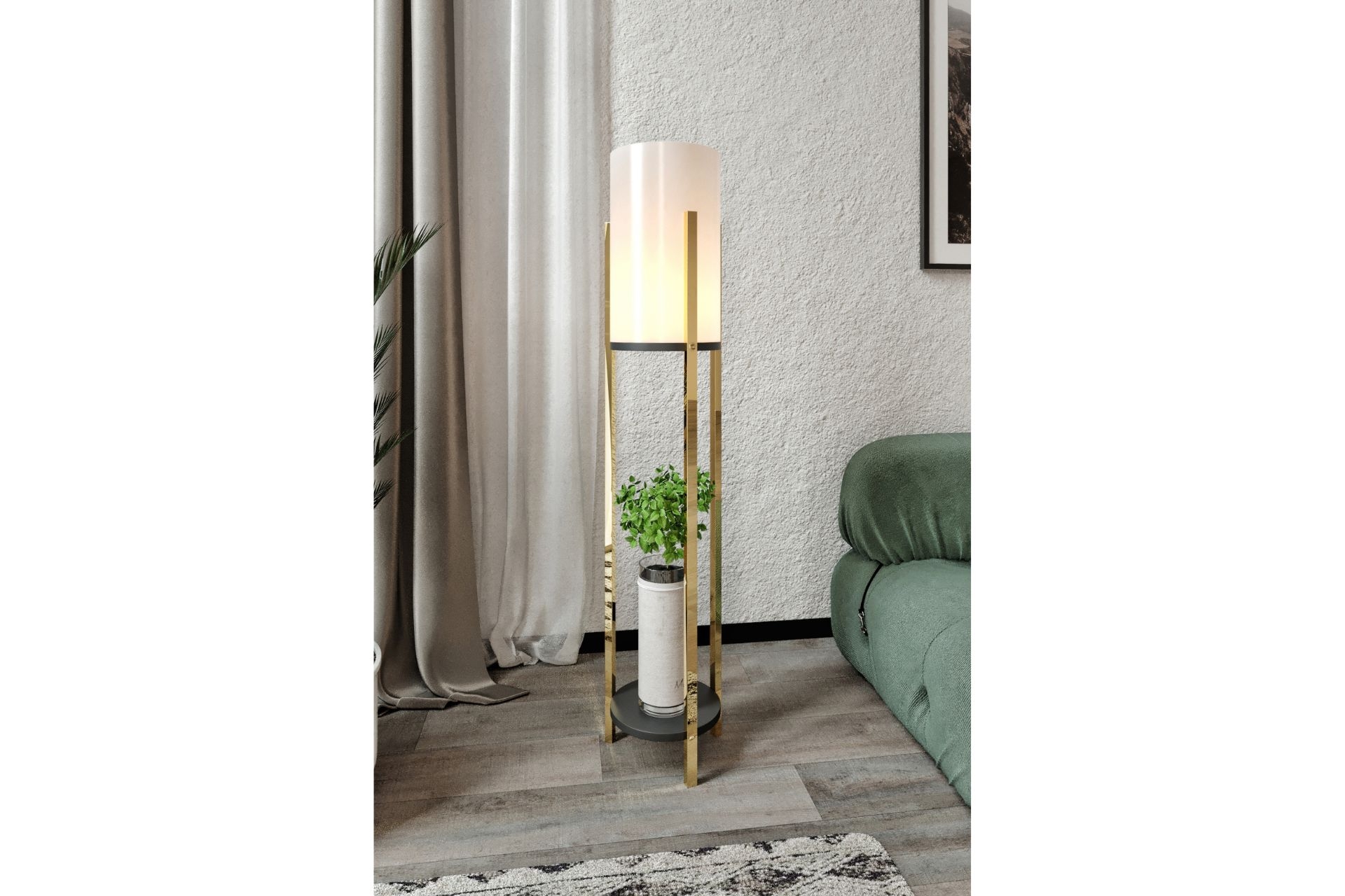 NORA RAFLI LAMBADER, GOLD ANTRASİT FİYATI - Vivense