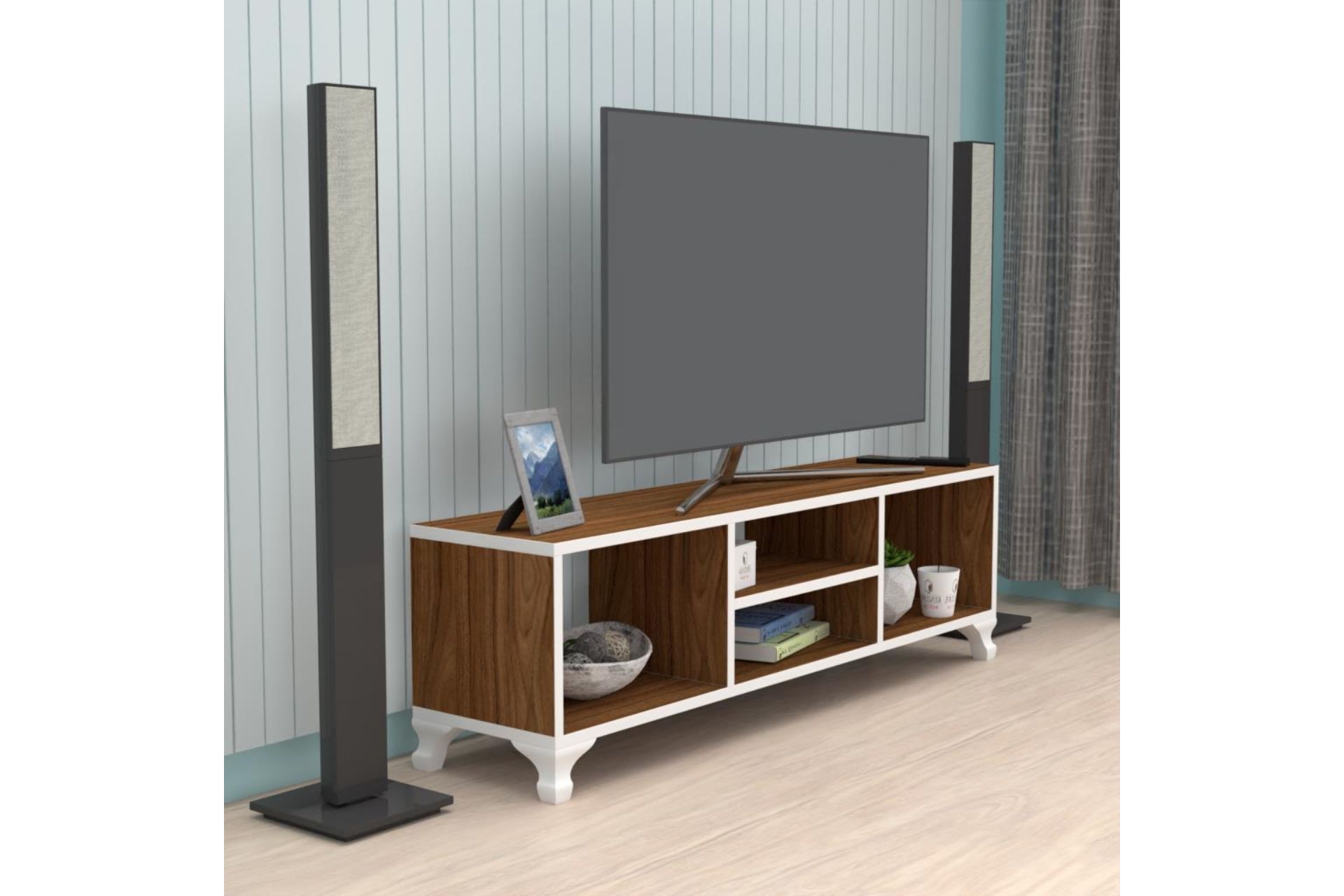 KENZLİFE TOKYO TV ÜNİTESİ, CEVİZ, 038*080*30 FİYATI - Vivense