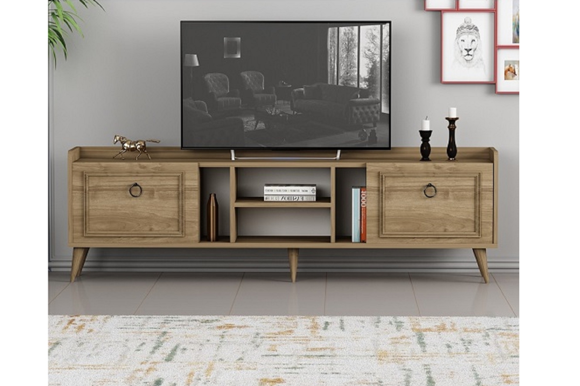 RAKS TV ÜNİTESİ, CEVİZ FİYATI - Vivense