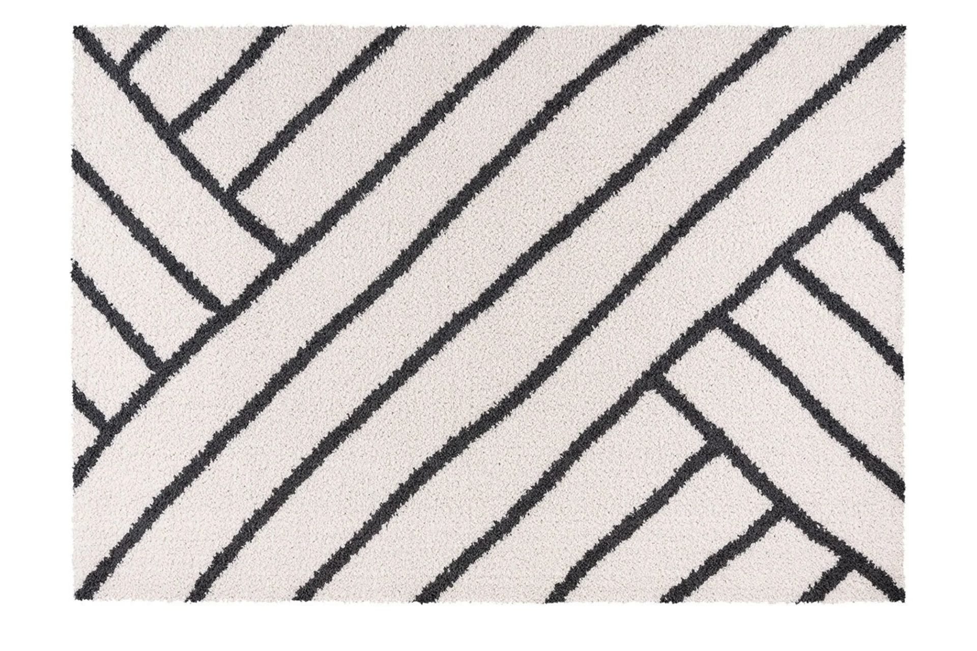 HALIMAX COCO MODERN SHAGGY HALI 223RA, KREM ANTRASİT, 160X230 FİYATI ...