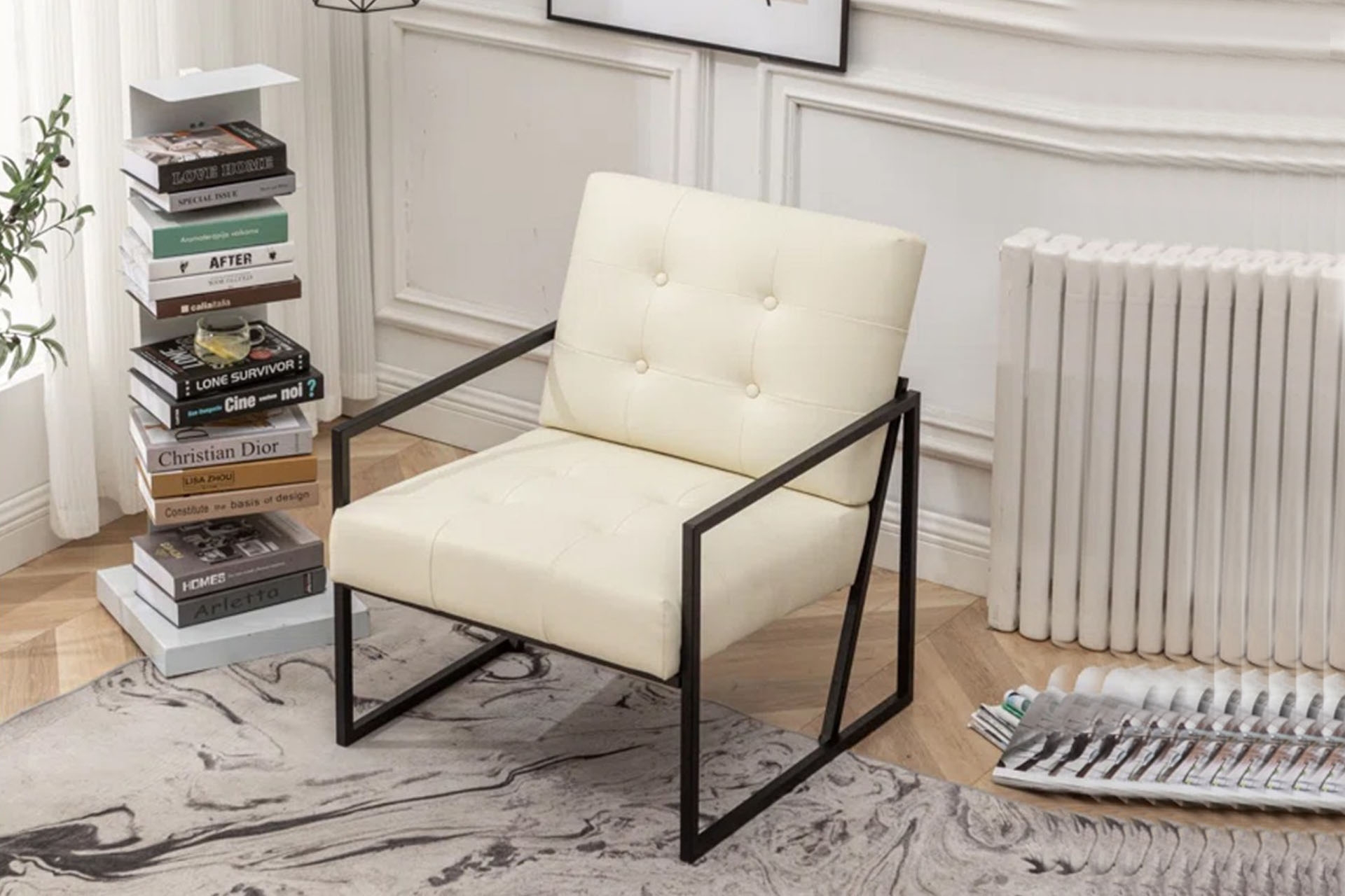 MODA DERİ BERJER, KIRIK BEYAZ FİYATI - Vivense