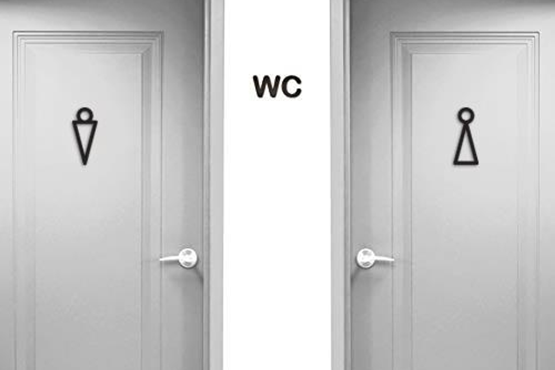 MODERN AHŞAP BAY BAYAN WC KAPI YÖNLENDİRME İŞARETİ FİYATI - Vivense