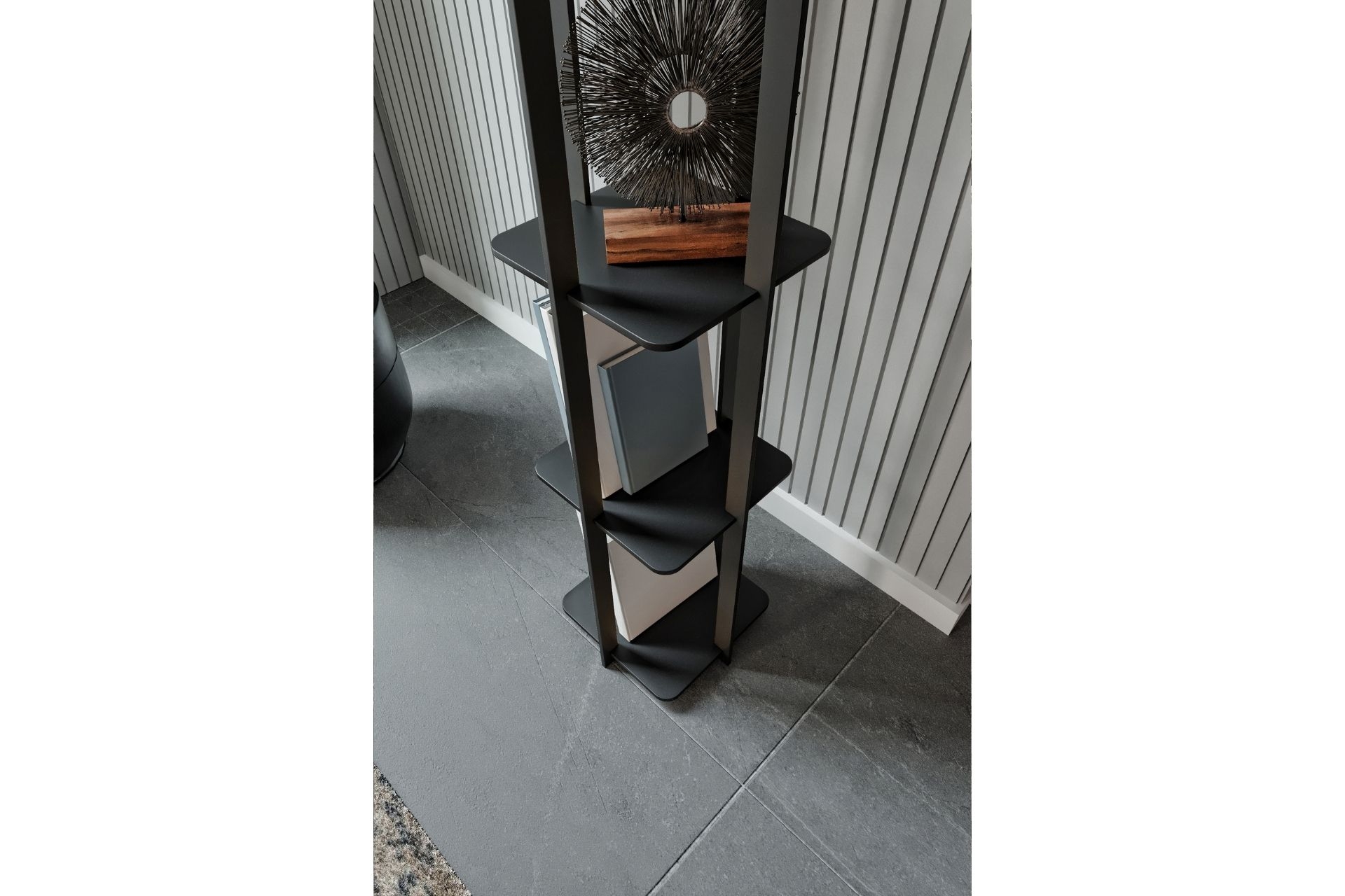 LUNA SİYAH RAFLI LEAF MODERN LAMBADER FİYATI - Vivense