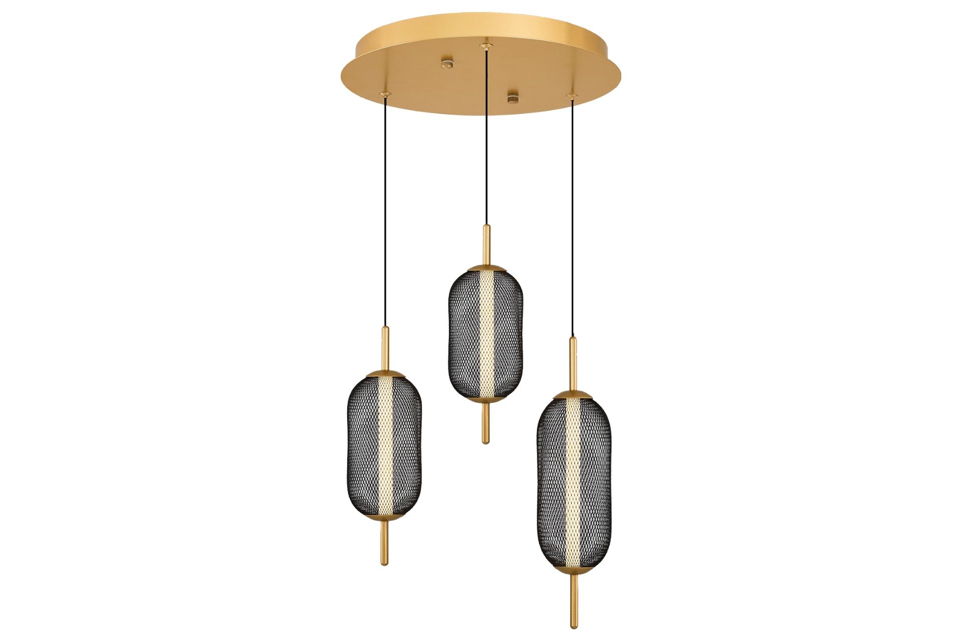 ÖZCAN AYDINLATMA ESENA ÜÇLÜ SARKIT, MAT SARI, 32273A17 FİYATI - Vivense