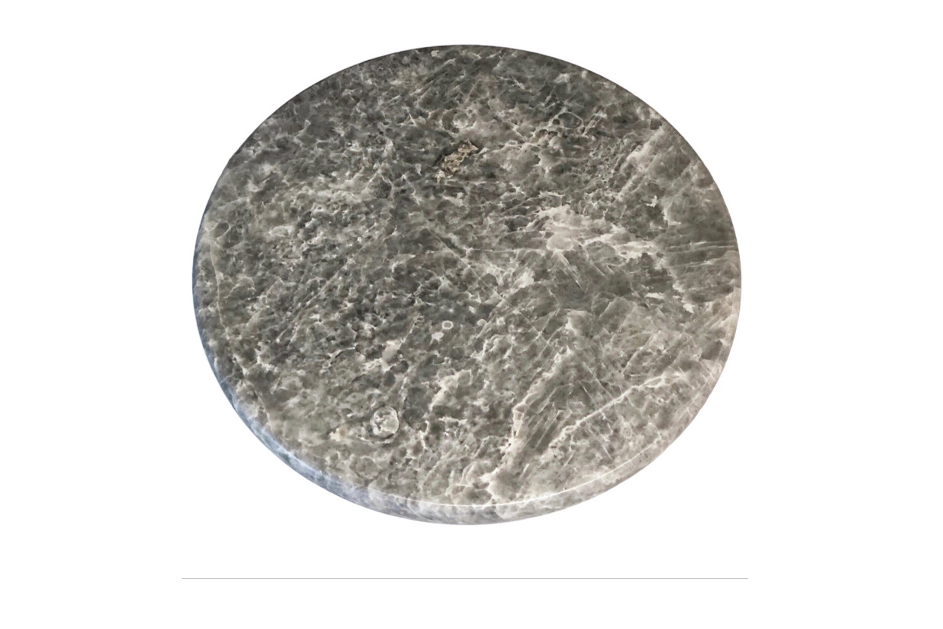 LUX & MARBLE GRAY MOON YUVARLAK GRİ MERMER SUNUMLUK FİYATI - Vivense