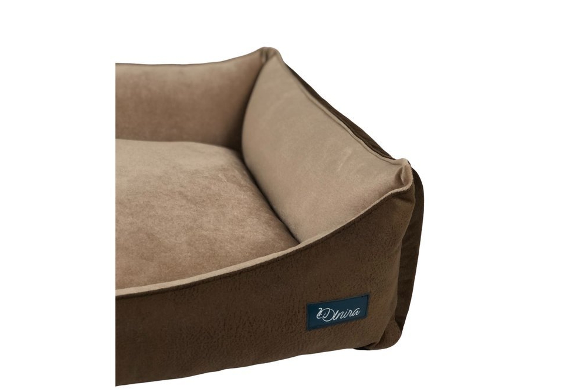 OLNİRA STRONG MİNK KEDİ KÖPEK YATAĞI DIŞ KAHVE İÇ KREM 50X70 FİYATI ...