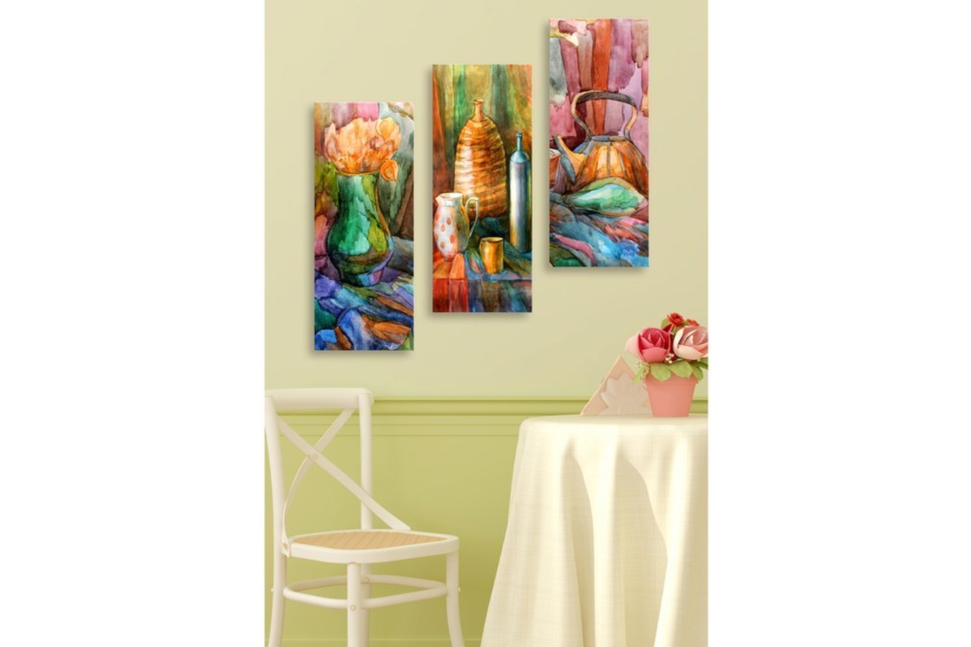 3 PARÇA MDF TABLO MDF7436502113185 FİYATI - Vivense