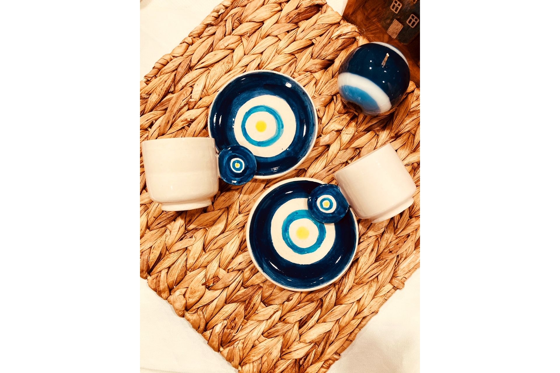 HOMEMADE NAZAR 2 Lİ FİNCAN TAKIMI, 100 ML