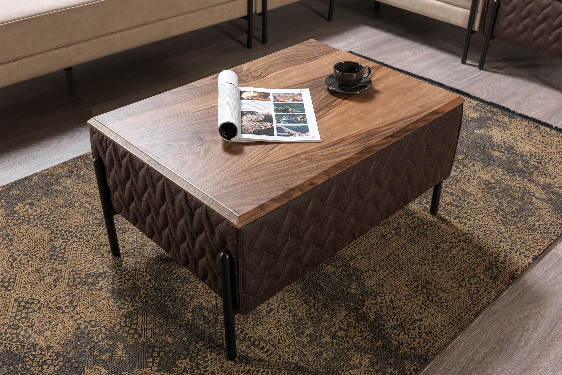 NEW TREND ORTA SEHPA, KAHVERENGİ FİYATI - Vivense