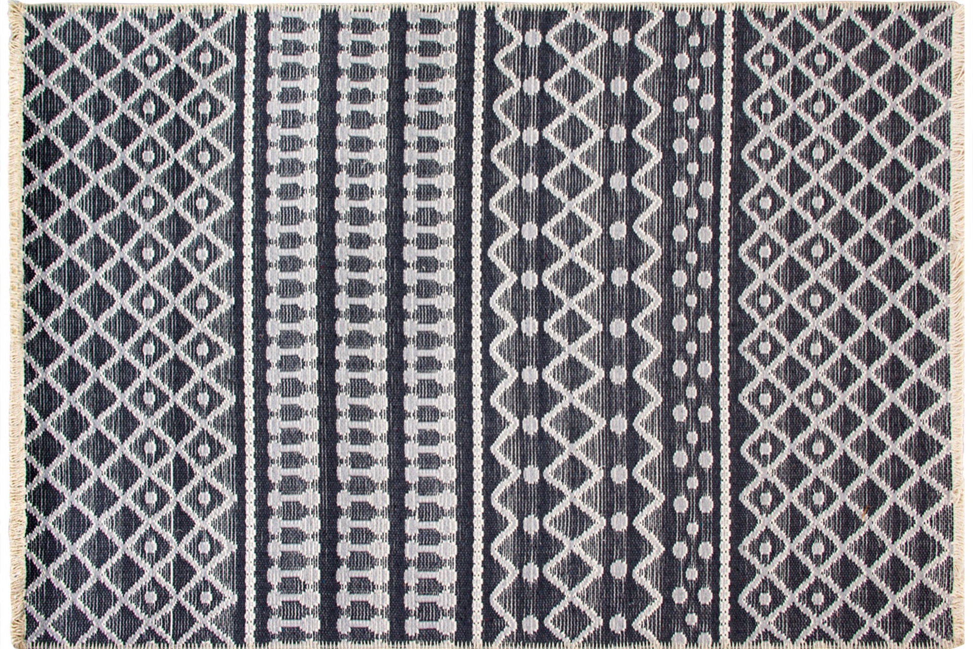 NATURAL PLUS ETNİK DESEN HALI, KREM, 80X150