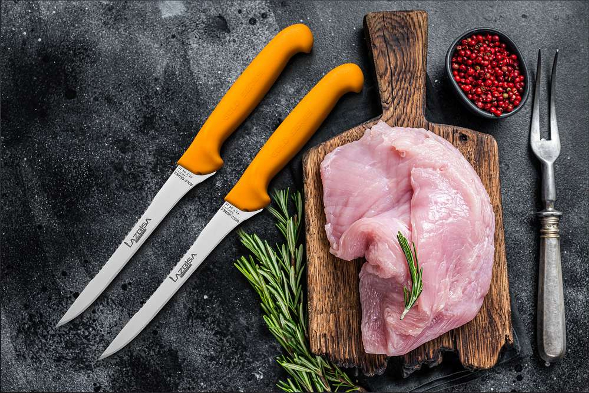 LAZBİSA İKİLİ FİLETO ET BALIK BIÇAĞI, GOLD SERİ FİYATI - Vivense